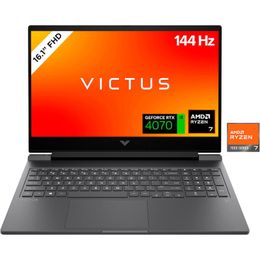 HP Gaming-Notebook »VICTUS 16-s0278ng« 40, 89 cm / 16, 1 ′′ AMD Ryzen 7 GeForce RTX 4070 1.000 GB SSD Grau