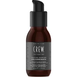 American Crew Bartöl »Ultra Gliding Shave Oil 50 ml« mit botanischen Zutaten und ätherischen Ölen Herren-Rasieröl von American Crew
