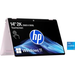 HP Convertible Notebook »OmniBook 5 Flip« 35, 6 cm / 14 ′′ Intel Core i5 Iris Xe Graphics 512 GB SSD rosa Intel Iris Xe