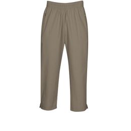 TRIGEMA Jerseyhose »3/4 Freizeithose aus Baumwolle« taupe M - US-Größen US-Größen M Webware