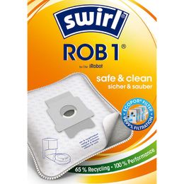 Swirl Staubsaugerbeutel » ROB 1 EcoPor XL Vorteilspack Staubsaugerbeutel für iRobot« weiß