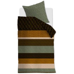 Beddinghouse Bettw&auml;sche &raquo;Lowie&laquo; 2 Stk. tlg. Olivgr&uuml;n Obermaterial: 100% Baumwolle B/L: 135 cm x 200 cm