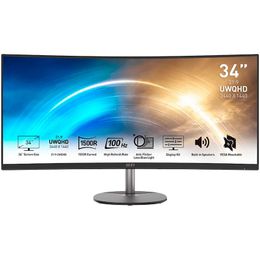 MSI LED-Monitor »PRO MP341CQ« 86 cm/34 ′′ 3440 x 1440 px UWQHD 1 Reaktionszeit 100 Hz schwarz NVIDIA GeForce RTX 4050 6GB VRAM