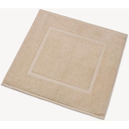 Christy Badematte »Organic« Höhe 4 mm fußbodenheizungsgeeignet Luxus Badematte 850g/m² - 100% Bio-Baumwolle, 60 x60, 2er-Set natural Obermaterial:...