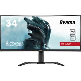 iiyama Curved-Gaming-Monitor »GB3467WQSU-B5« 86, 4 cm/34 ′′ 3440 x 1440 px 165 Hz schwarz Bildschirmdiagonale: 86,4cm (34Zoll), Max. Auflösung: 3440..