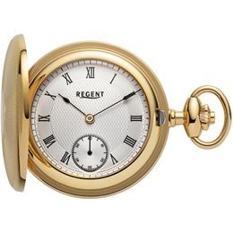 Regent Uhren Regent Herren Taschenuhr &raquo;P773&laquo; Herrenuhr, Handaufzug, dezentrale Sekunde gold