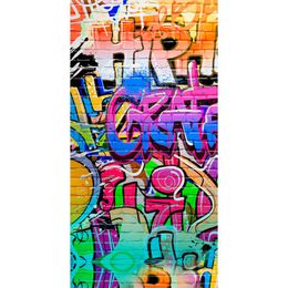 Good Morning Strandtuch &raquo;Graffity&laquo; 100% Mikrofaser, 75x150, Schnelltrocknend, Kind, Junge, Graffiti Multi Obermaterial: 100% Polyester B/L: 75...