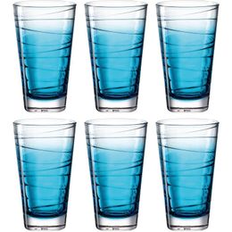 Leonardo Longdrinkglas »VARIO STRUTTURA« 280 ml, 6-teilig blau