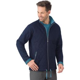 TRIGEMA Sweatjacke »Steppjacke aus Sweat-Qualität« 1 Stk. tlg. navy/bunt L L Gesteppte Sweatqualität mit Wattierung