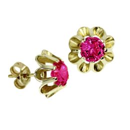 OSTSEE-SCHMUCK Paar Ohrstecker &raquo;Ohrstecker Pia 6 mm Ohrstecker Pia 6 mm&laquo; 12 x 12 mm Interessante Ohrstecker aus Gold 333/000