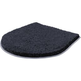 Grund Badematte »Melange« Höhe 27 mm rutschhemmend beschichtet fußbodenheizungsgeeignet besonders dichter Flor dunkelgrau Obermaterial: 100%...