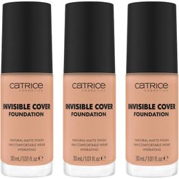 Catrice Foundation »Invisible Cover Foundation« mit langanhaltendem Finish natur 015W 0 16H Tragekomfort, feuchtigkeitsspendend durch Hyaluronsäure...
