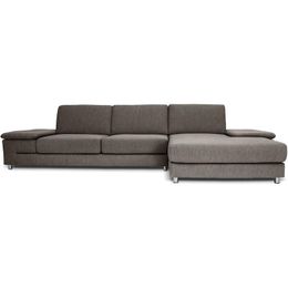 Alte Gerberei Ecksofa »Filippo Ecksofa, L-Form« grey-brown