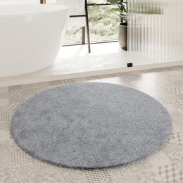 Badematte &raquo;Porto Azzurro&laquo; H&ouml;he 30 mm rutschhemmend beschichtet fu&szlig;bodenheizungsgeeignet schnell trocknend Badteppich, uni, rechteckig & rund, waschbar
