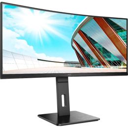 AOC Curved-Gaming-Monitor »CU34P2A« 86, 4 cm/34 ′′ 3440 x 1440 px UWQHD 1 Reaktionszeit 100 Hz schwarz