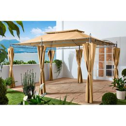 Grasekamp Pavillon »Inca« BxT: 300x400 cm sandbeige