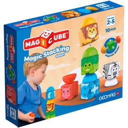 Geomag Magnetspielbausteine »Magicube, Blocks Stacking Safari 10« bunt 0