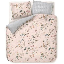 PIP Studio Wendebettwäsche »Kawai Flower« 3 Stk. tlg. 100% Baumwolle, mit Reißverschluss, Bettwäsche mit Blumen Weiß Obermaterial: 100% Baumwolle...