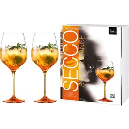 EISCH GERMANY Aperitifglas »Secco Flavoured Spritz Orange« Bleifrei, 2-teilig orange