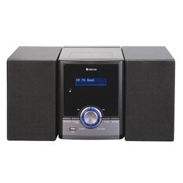 Denver Stereoanlage »DAB/FM-Musiksystem mit Bluetooth, CD-Player und USB« (Bluetooth Digitalradio (DAB+) FM-Tuner 5 W) Schwarz Funktionen:...