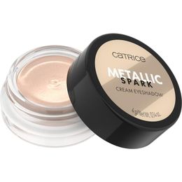 Catrice Lidschatten &raquo;Metallic Spark Cream Eyeshadow&laquo; Wischfest, lange Haltbarkeit, cremig, metallisch funkelndes Finish. Champagne Chic Wischfester...