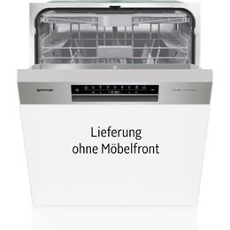 Gorenje teilintegrierbarer Geschirrspüler »GI 673B60« 9, 6 l 16 Maßgedecke TotalDry autom. Türöffnung silberfarben FlexUse