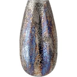 Gilde Tischvase »Pavone« Vase aus Metall, Höhe ca. 39 cm braun
