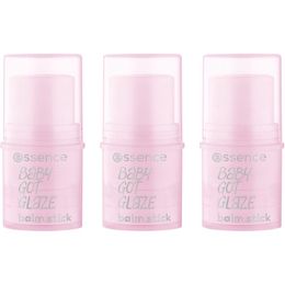 Essence Highlighter »BABY GOT GLAZE balm stick« Transparentes, hochglänzendes Finish, pflegend, vegan. natur Pflegender Balsam mit geschmeidiger...