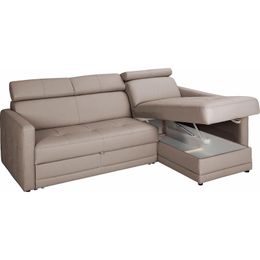 exxpo - SOFA FASHION Ecksofa »Arles, Federkern, OTTOs Choice, zeitlos, Breite 225cm, L-Form« wahlweise mit Bettfunktion und Bettkasten, inkl....