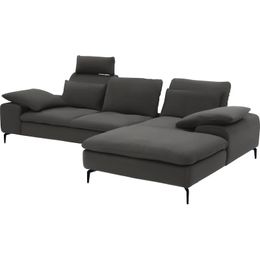 W.Schillig Ecksofa »valentinoo, Designsofa, bequem, elegant und zeitlos, L-Form« inklusive Hocker, mit Sitztiefenverstellung, Breite 299 cm...