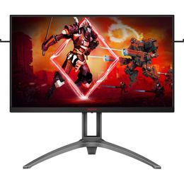 AOC Gaming-Monitor »AG273QZ« 69 cm/27 ′′ 2560 x 1440 px QHD 0, 5 Reaktionszeit 240 Hz schwarz/rot Energieverbrauch/Jahr: 53W/78kWh