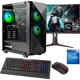 Hyrican Gaming-PC-Komplettsystem »Striker SET02294« 27 ′′ Intel Core i7 GeForce RTX 3070 16 GB RAM 1.000 GB SSD Windows 11, i7-12700F, inklusive...