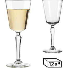 Libbey Weinglas »12er Set -SPEAKEASY- im nostalgischen Charme« 247 ml, hochwertig verarbeitet, im modernen Design transparent