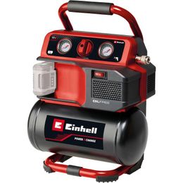 Einhell Kompressor &raquo;Akku-Kompressor TE-AC 18/75 Li OF-Solo&laquo; ohne Akku und Ladeger&auml;t schwarz Manometer und Schnellkupplung f&uuml;r den geregelten...