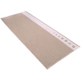 Bugatti Saunatuch »Raffaele« in harmonischen Farben camel/ivory Obermaterial: 100% Baumwolle B/L: 90 cmx200 cm