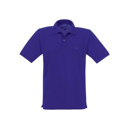 TRIGEMA Poloshirt »Poloshirt DELUXE Piqué« 1 Stk. tlg. enzian S S DELUXE-Piqué-Qualität