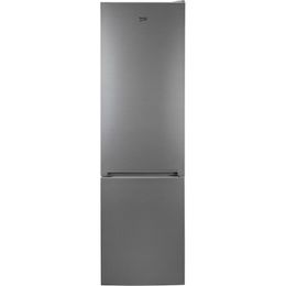 Beko Kühl-/Gefrierkombination »RCSA406K60XBN« 202, 5 cm hoch 59, 5 cm breit Kein manuelles Abtauen mehr dank automatischer Abtauung grau...
