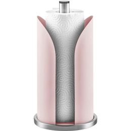 zeller PRESENT K&uuml;chenrollenhalter ros&eacute;, edelstahlfarben ros&eacute;/edelstahlfarben