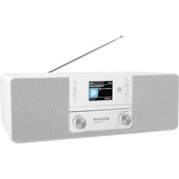 Technisat Digitalradio (DAB+) »DIGITRADIO 370 CD IR« (Bluetooth WLAN Digitalradio (DAB+) UKW mit RDS 10 W) weiß