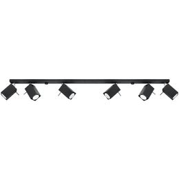 SOLLUX LIGHTING Deckenleuchte »MERIDA« GU10 1 Stk. beweglicher Lampenschirm Schwarz