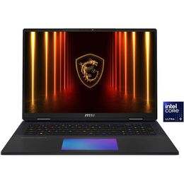 MSI Gaming-Notebook »Titan 18 HX AI A2XWJG-656« 45, 8 cm / 18 ′′ Intel Core Ultra 9 GeForce RTX 5090 2.000 GB SSD schwarz
