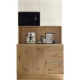 respekta Buffet »Safado aus der Serie Marleen« Breite 120 cm, mit Soft-Close, in exklusiver Konfiguration für OTTO Front: Weiß Hochglanz & Artisan...