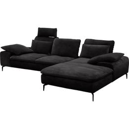 W.Schillig Ecksofa »valentinoo, Designsofa, bequem, elegant und zeitlos, L-Form« inklusive Hocker, mit Sitztiefenverstellung, Breite 299 cm...