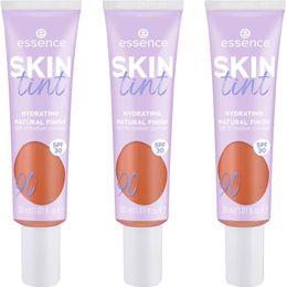 Essence Foundation »SKIN tint« mit veganen Inhaltsstoffen braun 90 Super leichte und angenehme Textur