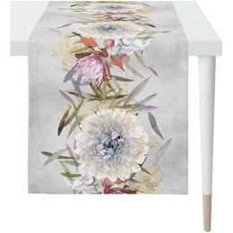 Apelt Tischläufer »1606 HERBSTZEIT, Herbstdeko, Herbst« Digitaldruck grau/natur/bunt Obermaterial: 70% Polyester, 30% Baumwolle B/L: 48 cm x 140 cm