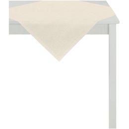 Apelt Mitteldecke »ALASKA, LOFT STYLE, Rips Uni« creme Obermaterial: 70% Polyester, 30% Baumwolle B/L: 93 cm x 93 cm