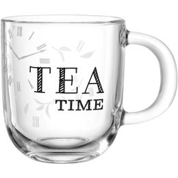 Leonardo Tasse »Becher "TEA TIME", 4er-Set, UFFICIO« spülmaschinengeeignet transparent, bunt