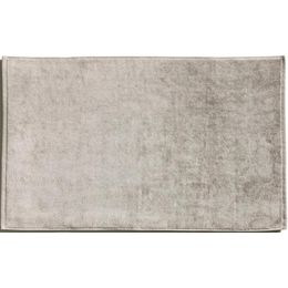 M&ouml;ve M&Ouml;VE Badematte &raquo;Bamboo&laquo; H&ouml;he 1 mm strapazierf&auml;hig Bambus-Zellstoff silver grey Obermaterial: 50% Baumwolle, 50% Viskose rechteckig (50 cm x 80 cm )