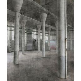 rasch Fototapete &raquo;Factory IV&laquo; realistisch urban glatt gut lichtbest&auml;ndig, waschbest&auml;ndig grau Vlies