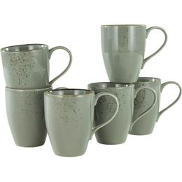 Creatable Becher »Kaffeebecher NATURE COLLECTION« Tassen Set, 6-teilig grau 0